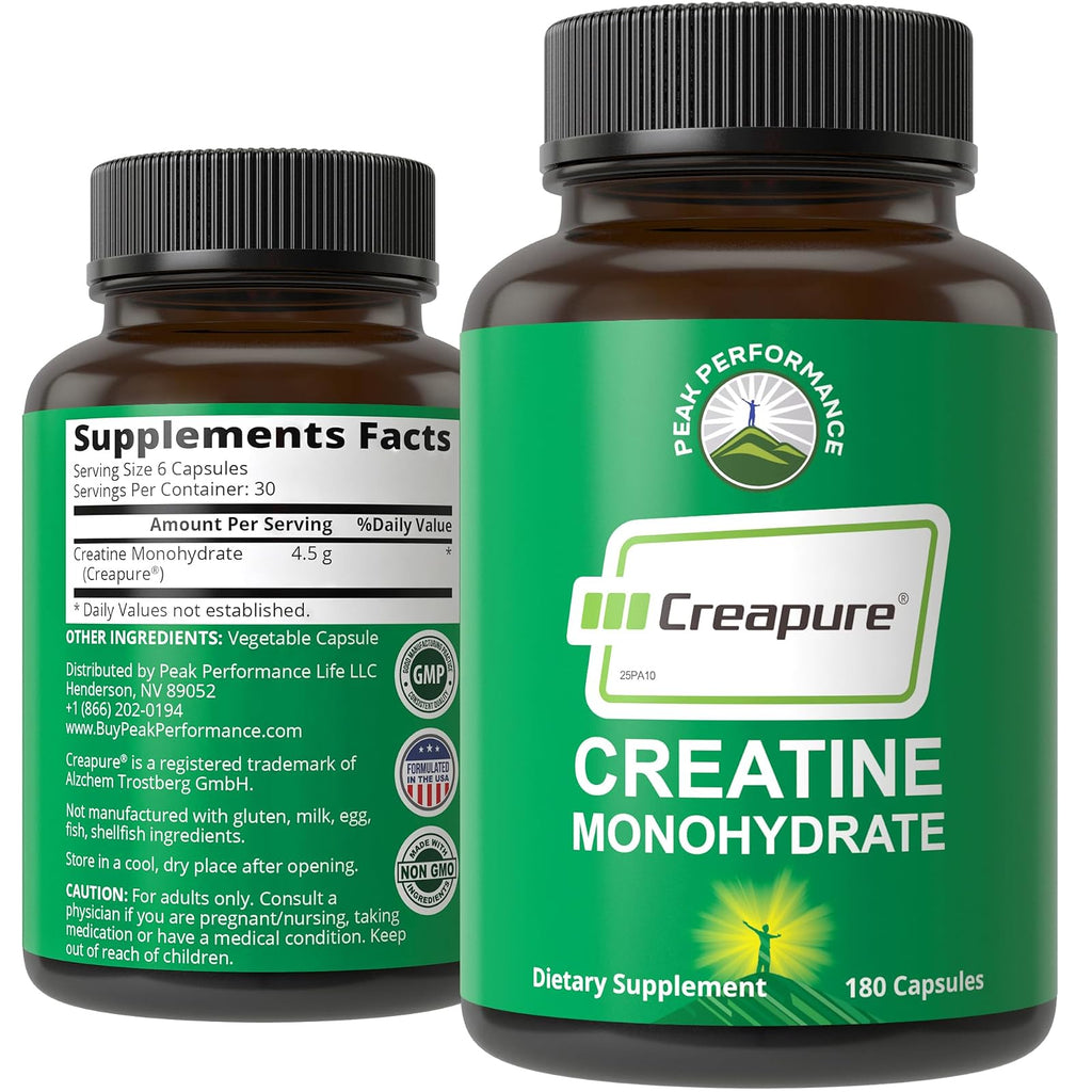 Creapure creatine monohydrate capsules