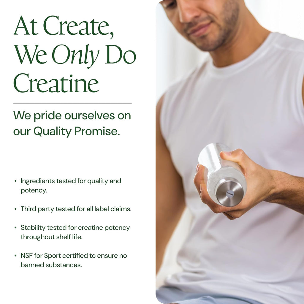 Create creatine for workout recovery