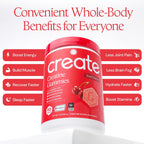 Create creatine gummies for performance