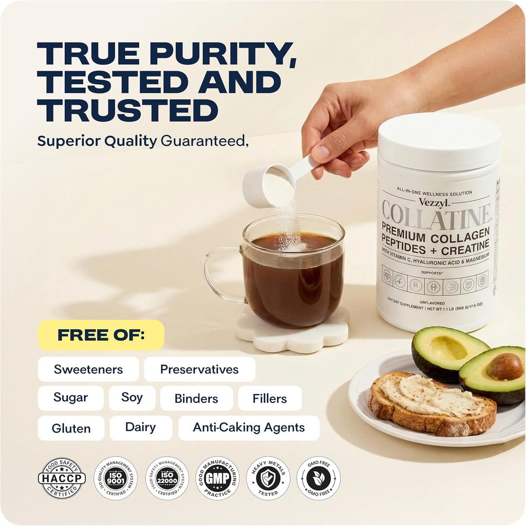 Creatine and collagen for enhanced performance