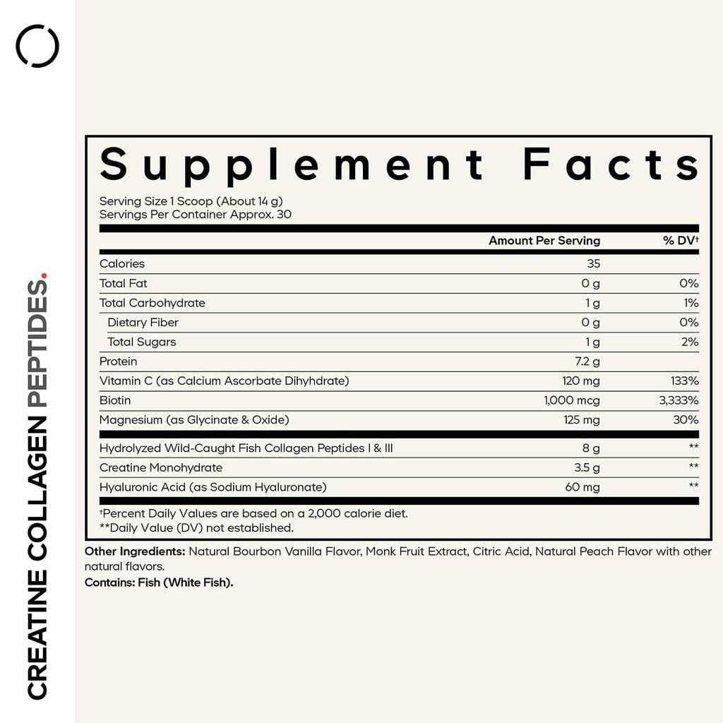 Creatine and collagen for muscle support