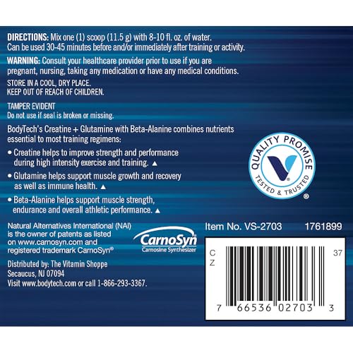 creatine and glutamine sports supplement