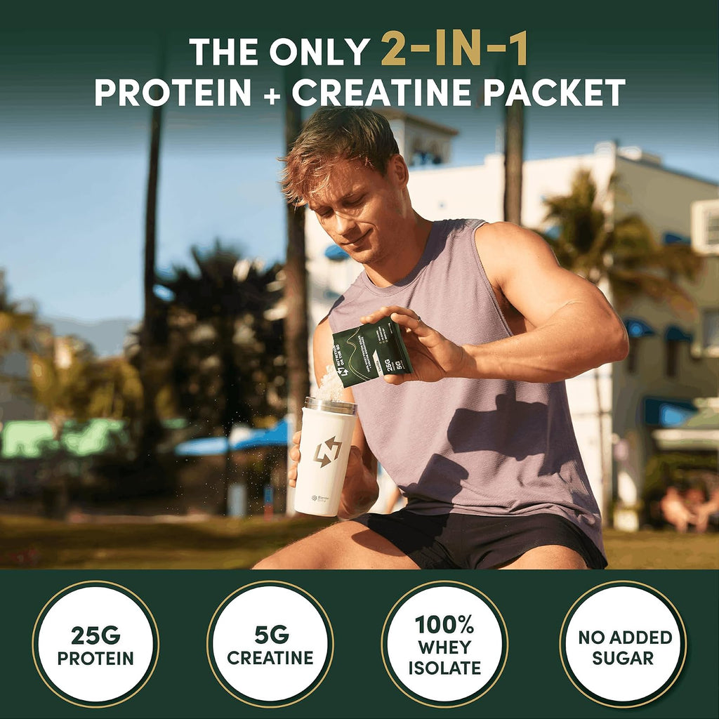 creatine and whey protein combo pack