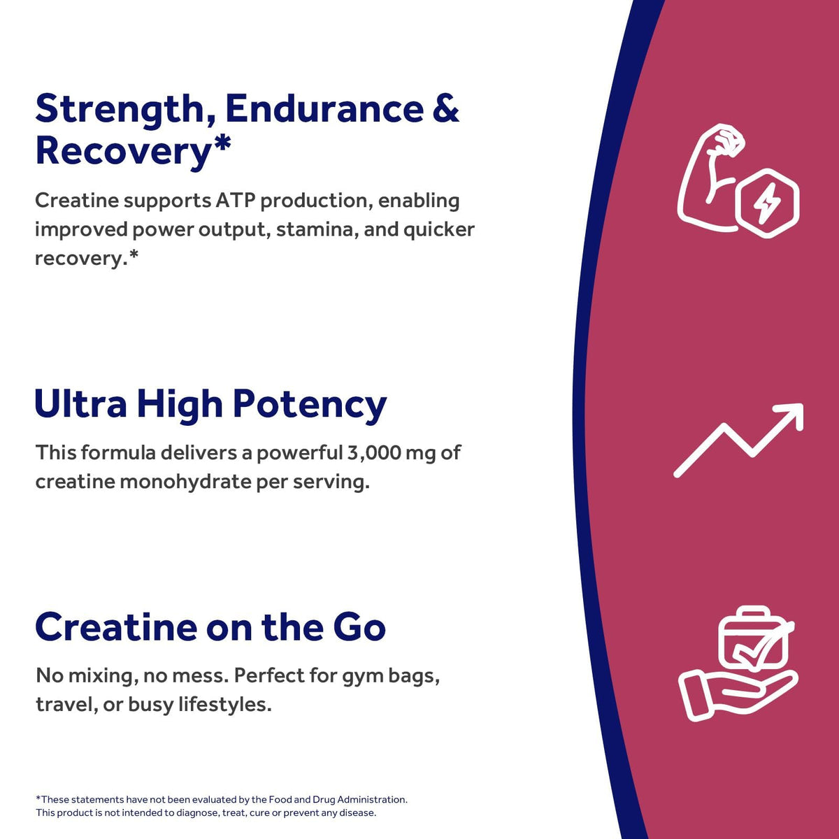 Creatine capsules for enhanced performance