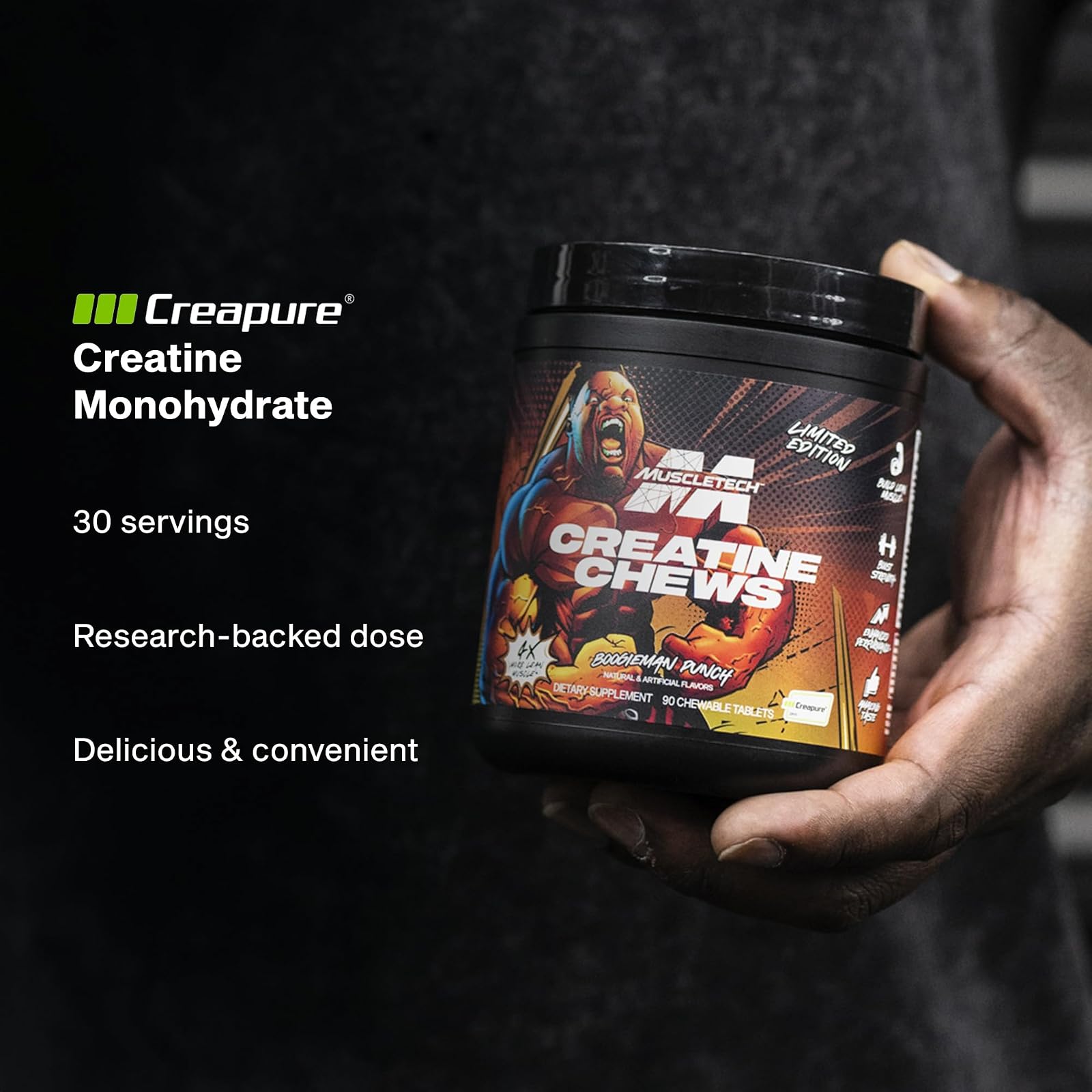 creatine chews for pre-workout boost