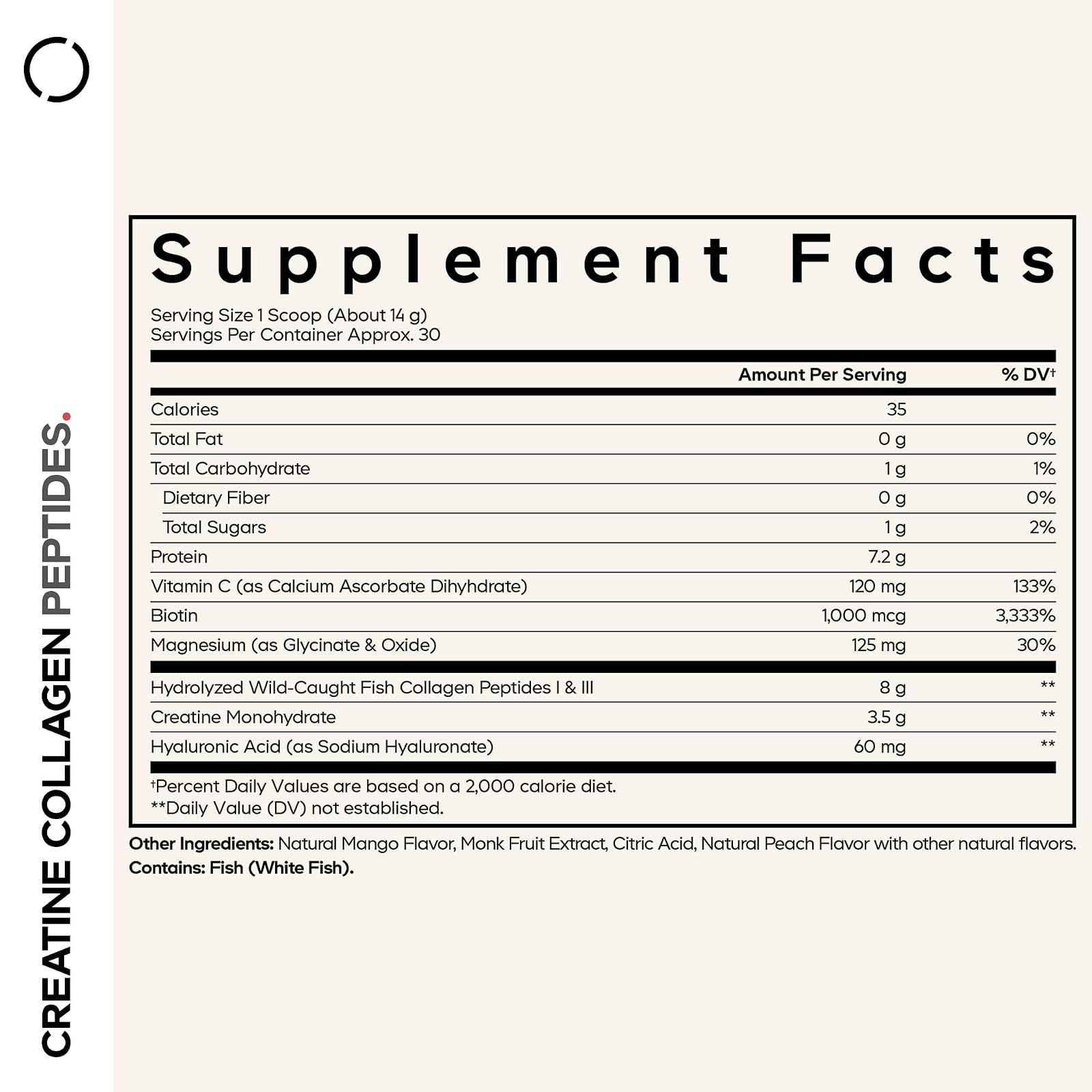 Creatine collagen for enhanced recovery