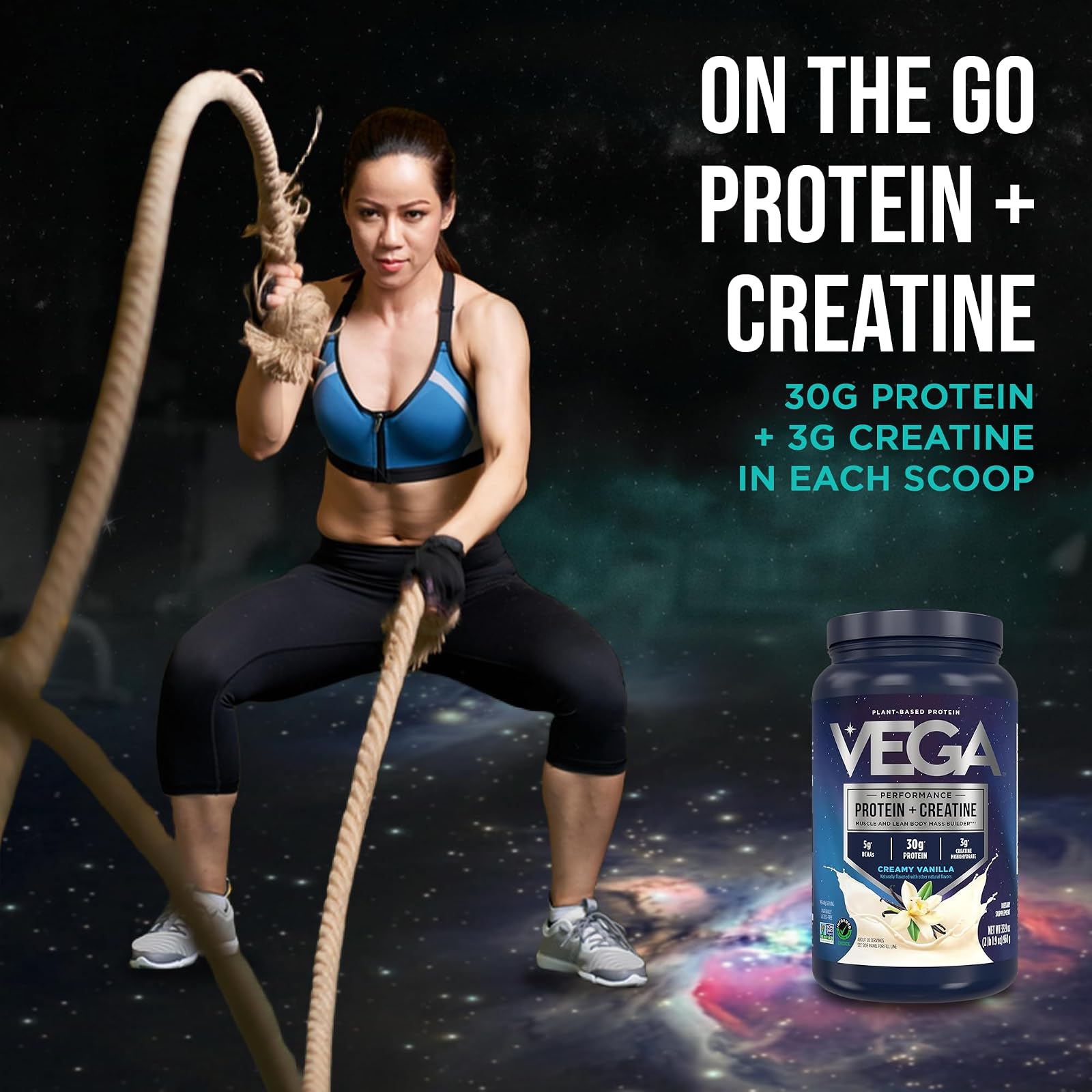 creatine enhanced plant protein