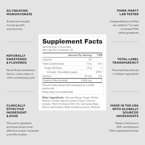 creatine gummies for enhanced performance
