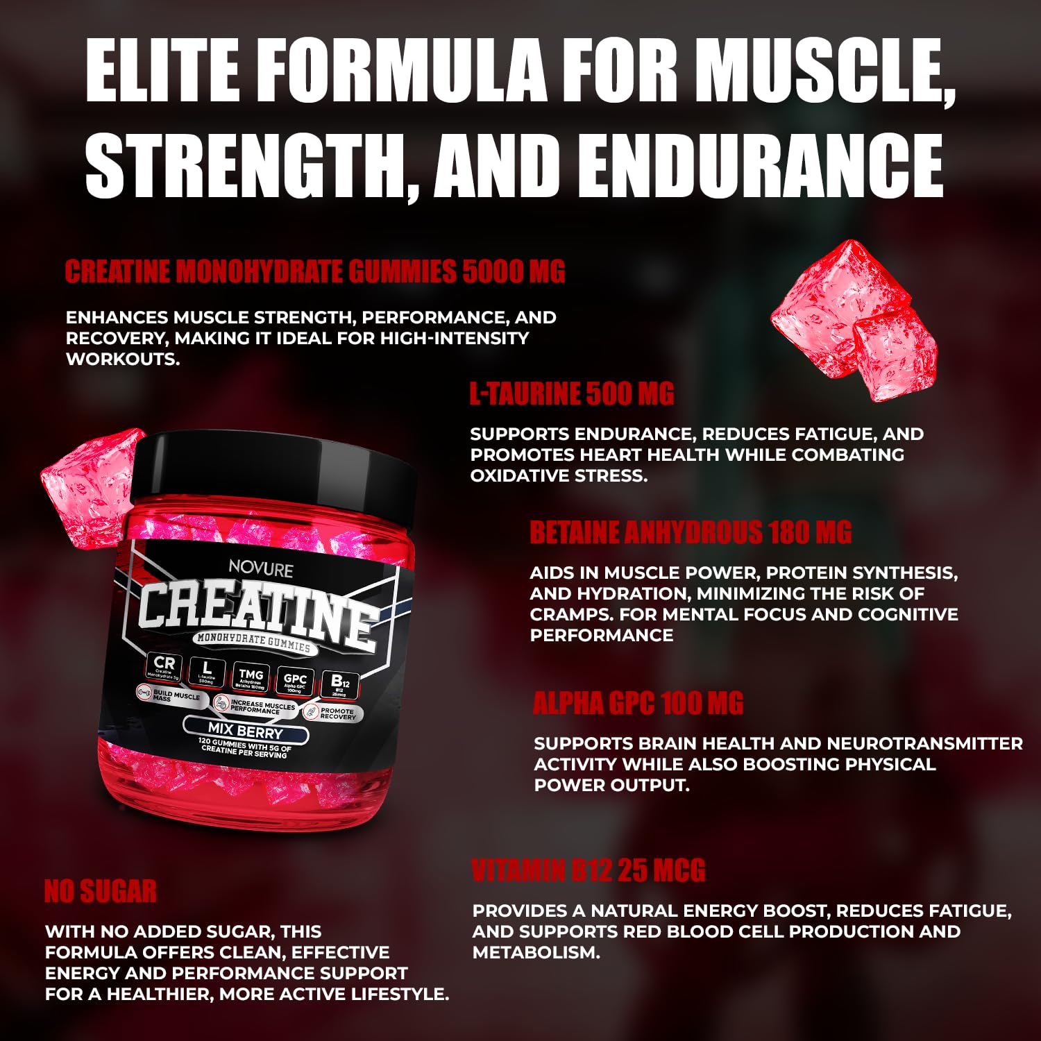 creatine gummies for workout performance