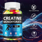 creatine gummies with delicious fruit flavour