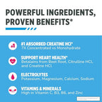 Creatine HCl for improved endurance