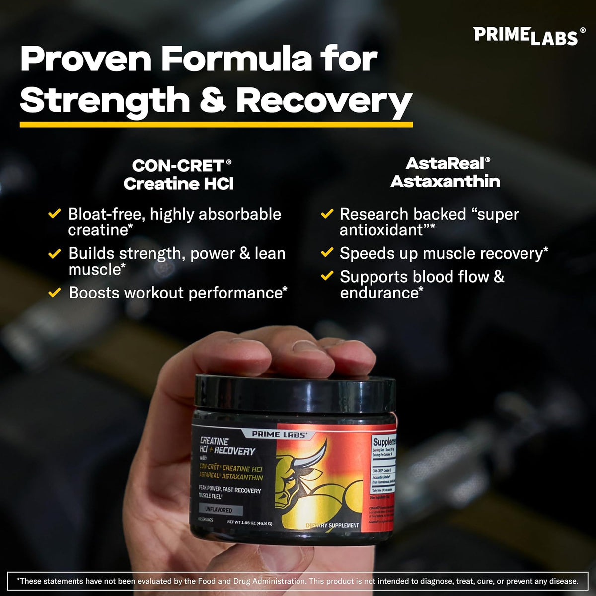 creatine HCl for muscle recovery