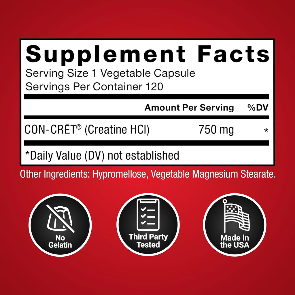 Creatine HCl for strength training
