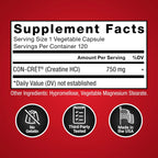 Creatine HCl for strength training