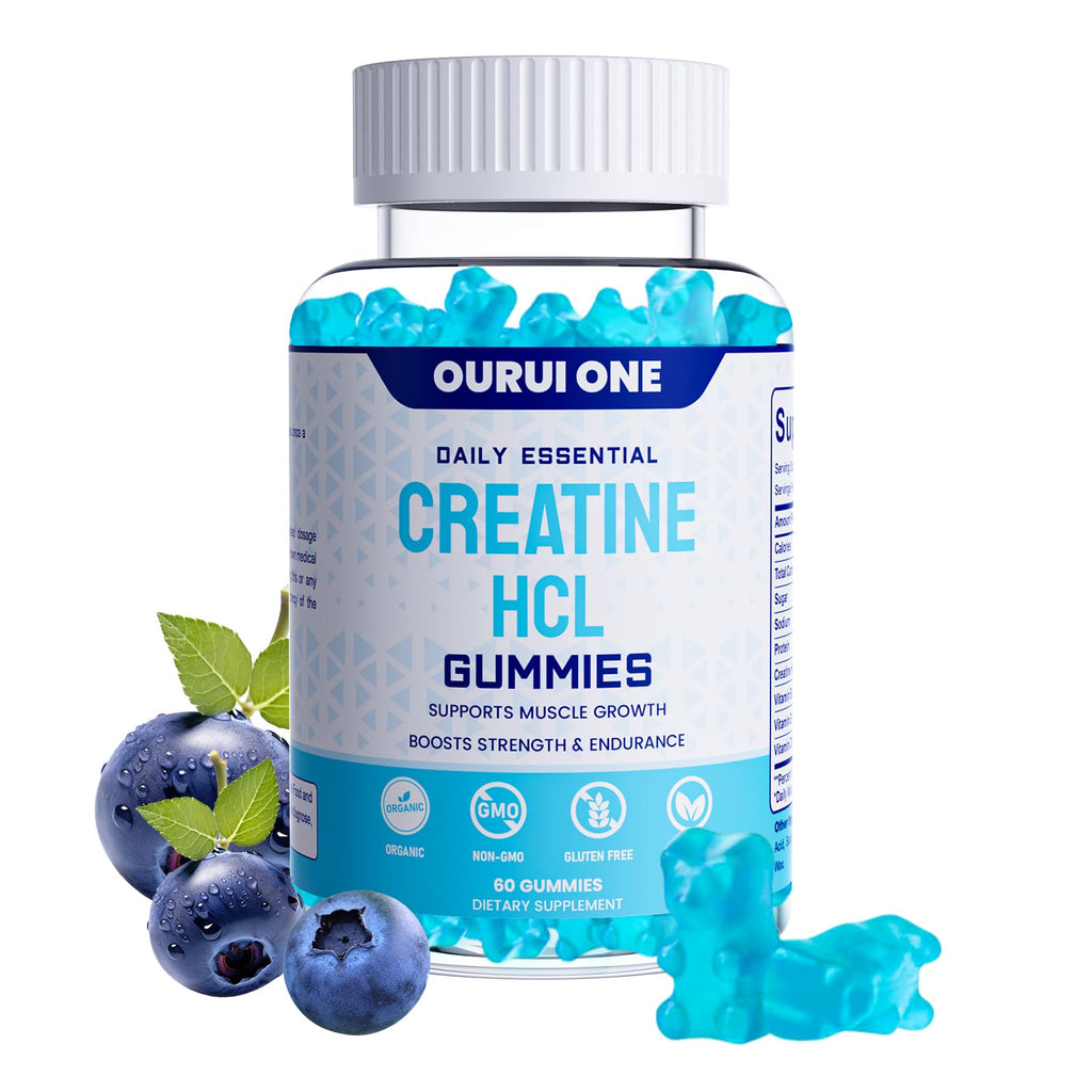 Creatine HCL gummies for muscle growth