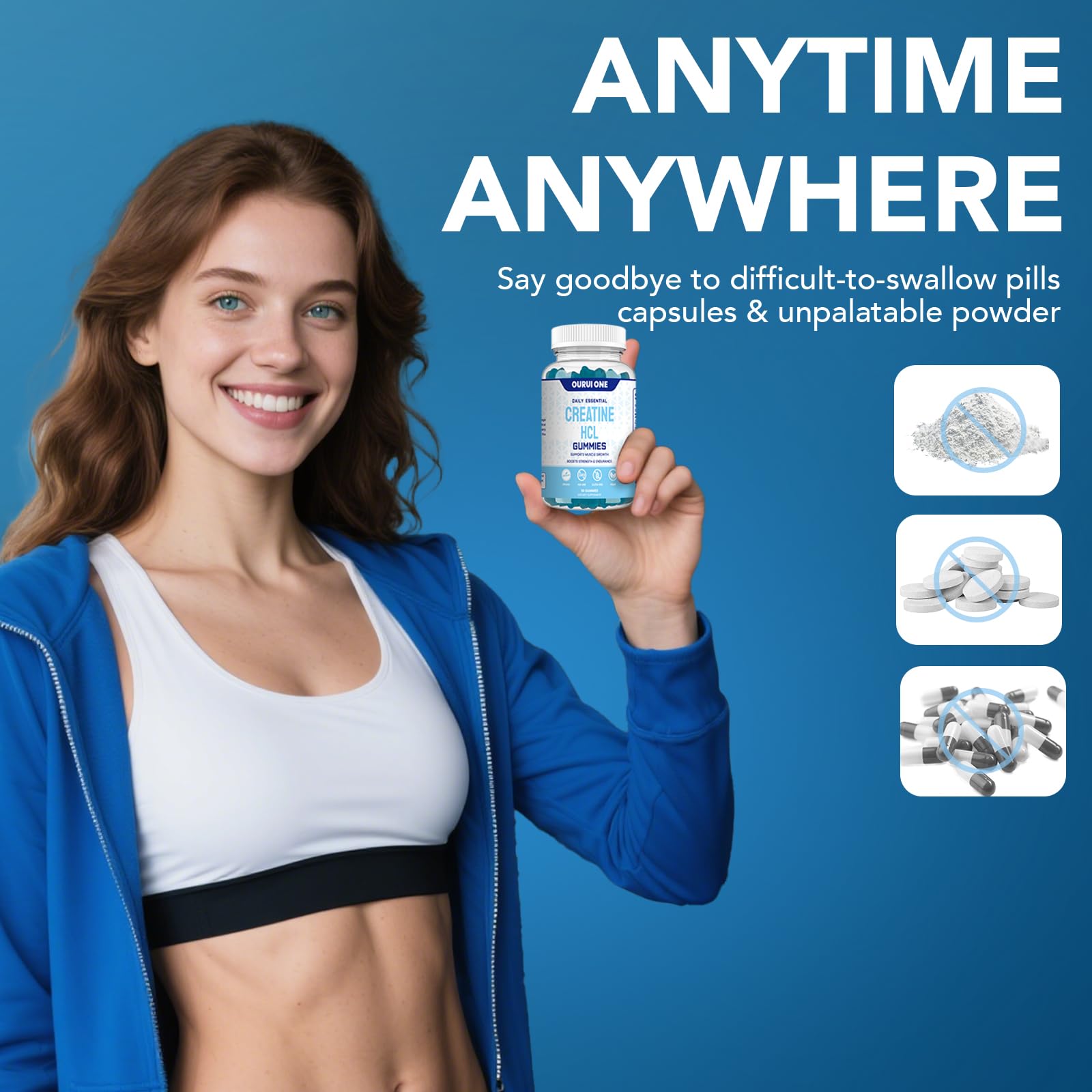 Creatine HCL gummies for performance boost