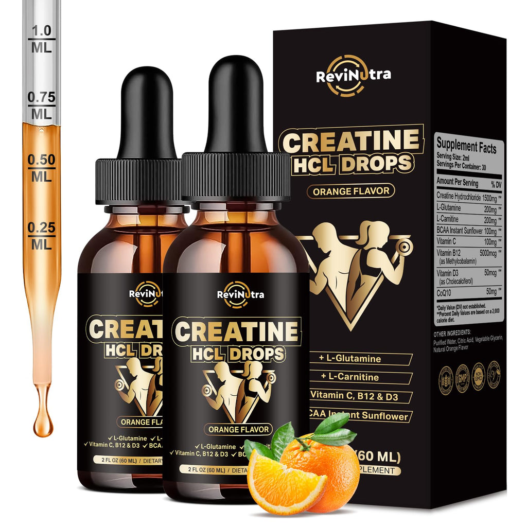 creatine HCL liquid drops benefits