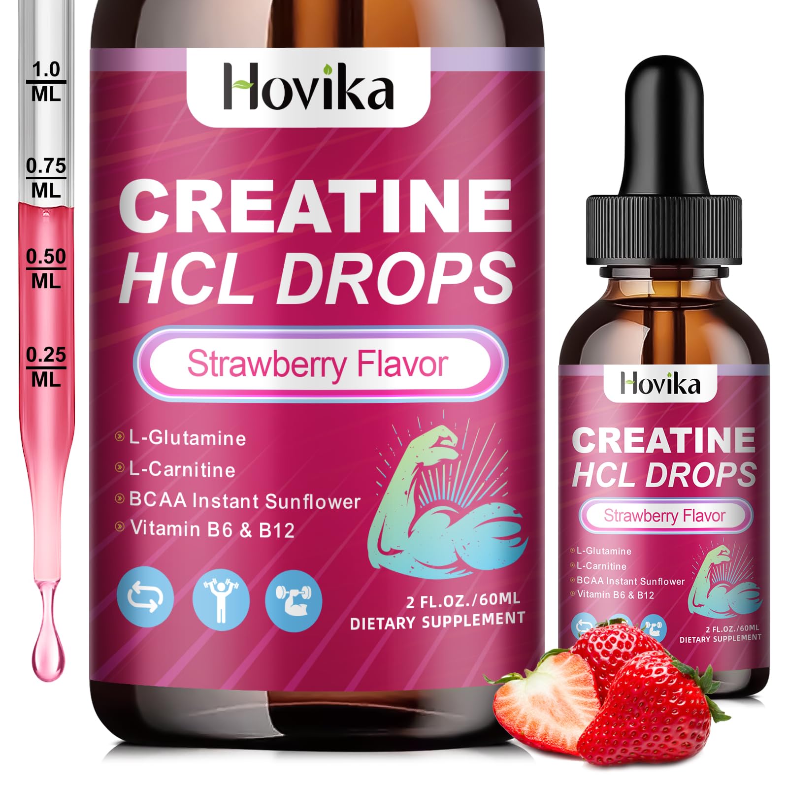 creatine HCL liquid drops for energy