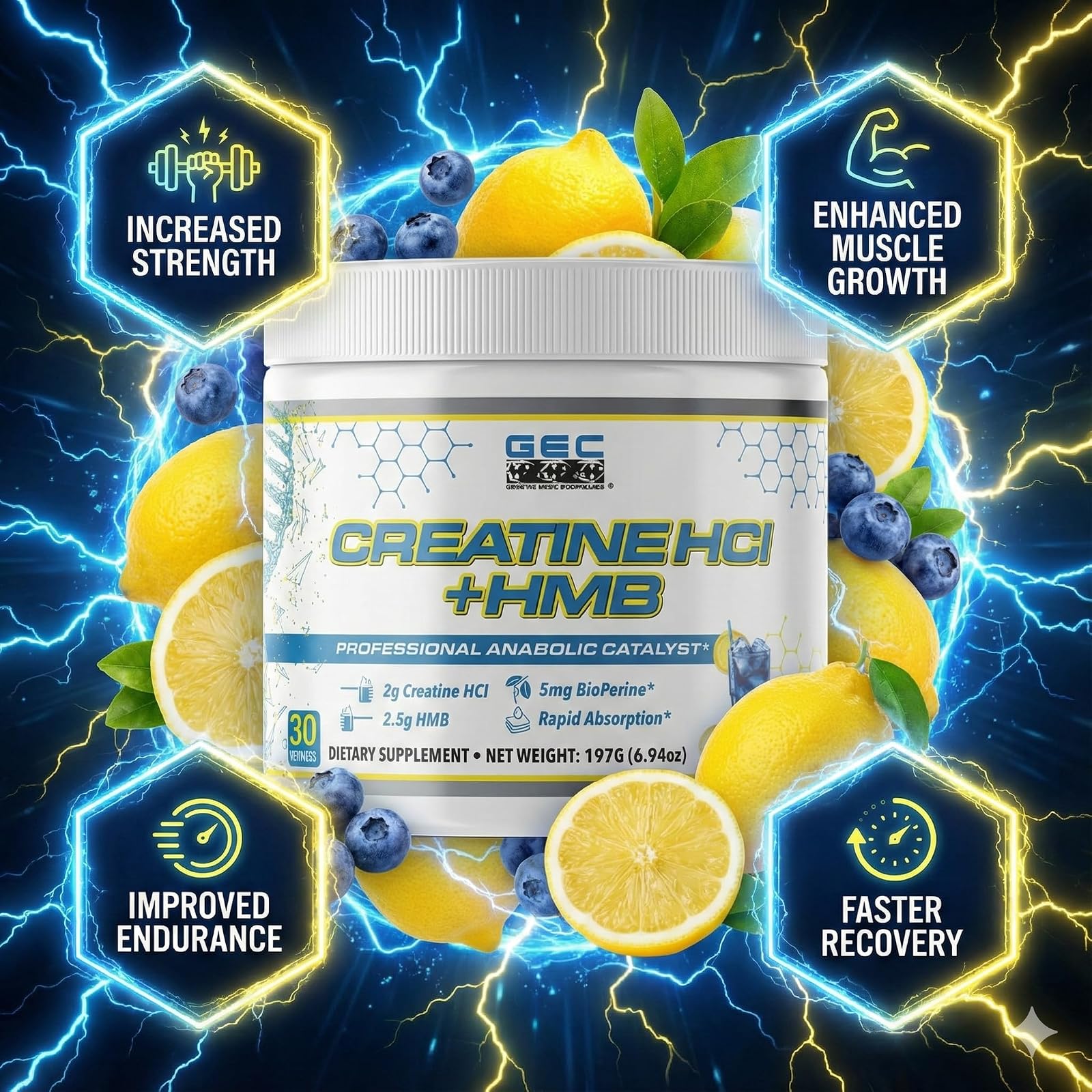 Creatine HCl with HMB for recovery