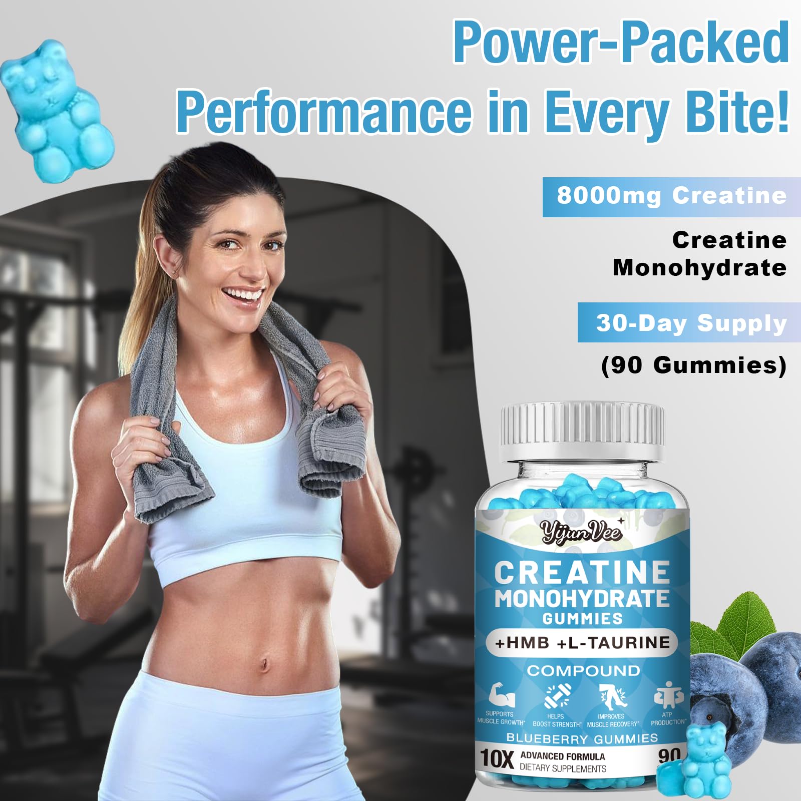 creatine HMB gummies for strength training