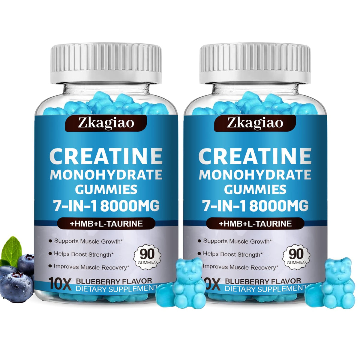 Creatine HMB monohydrate gummies for energy
