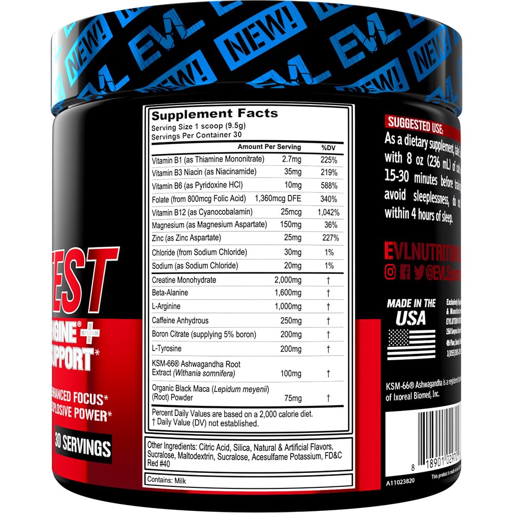 creatine infused pre-workout supplement