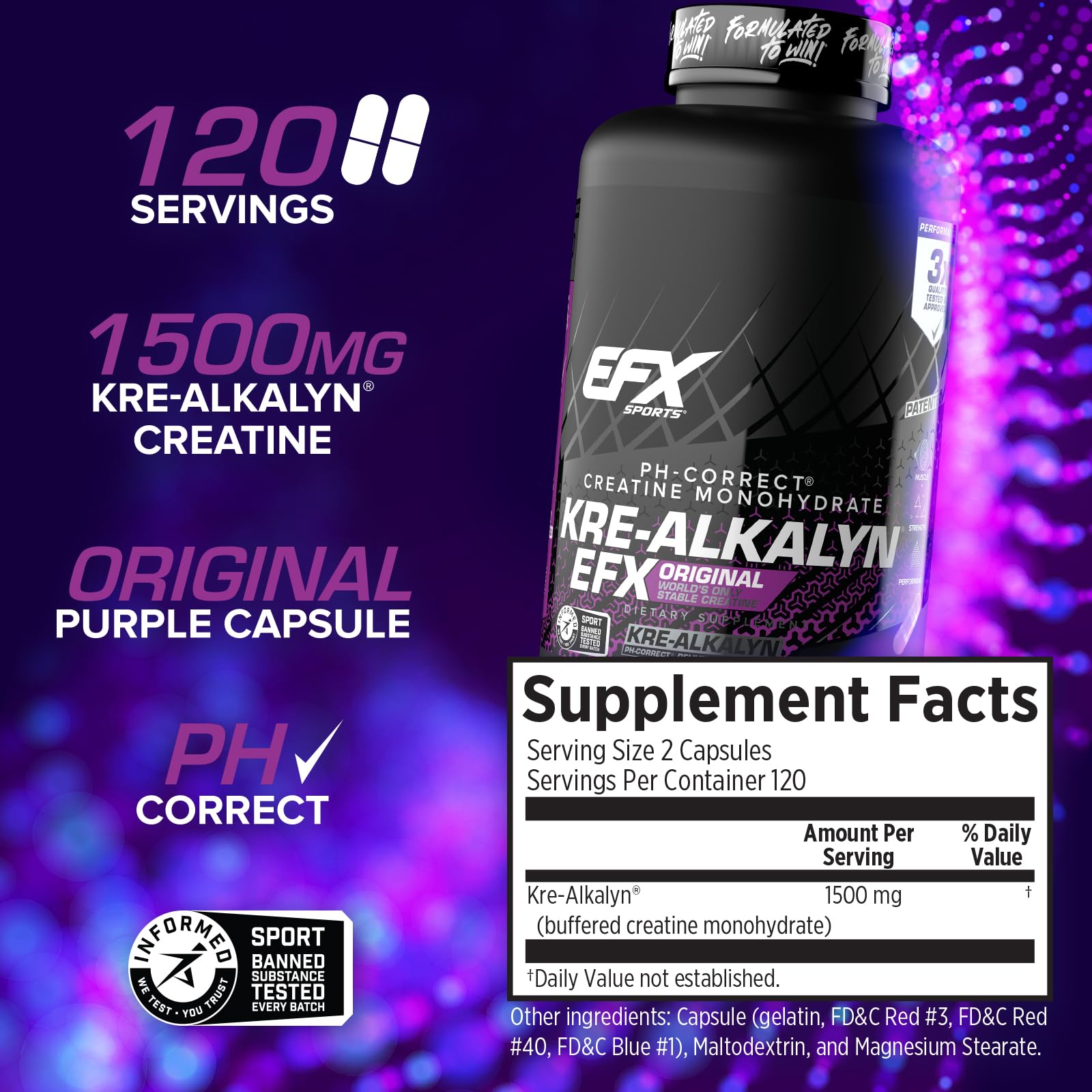 creatine monohydrate capsules for energy