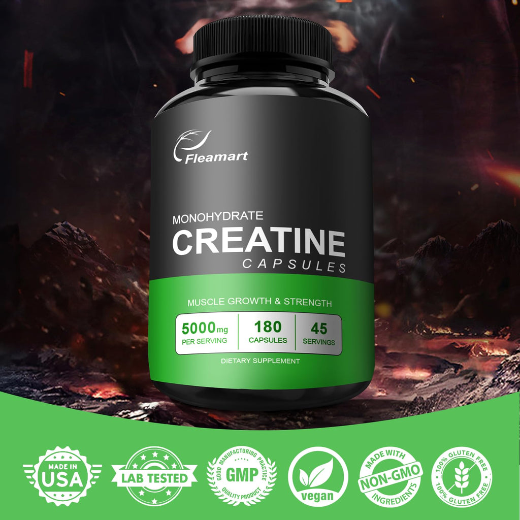 creatine monohydrate capsules for energy