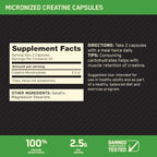 creatine monohydrate capsules for energy