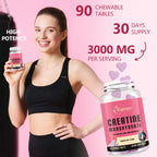 Creatine monohydrate chews for performance
