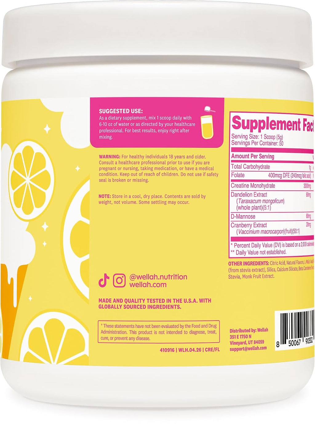 creatine monohydrate for active women
