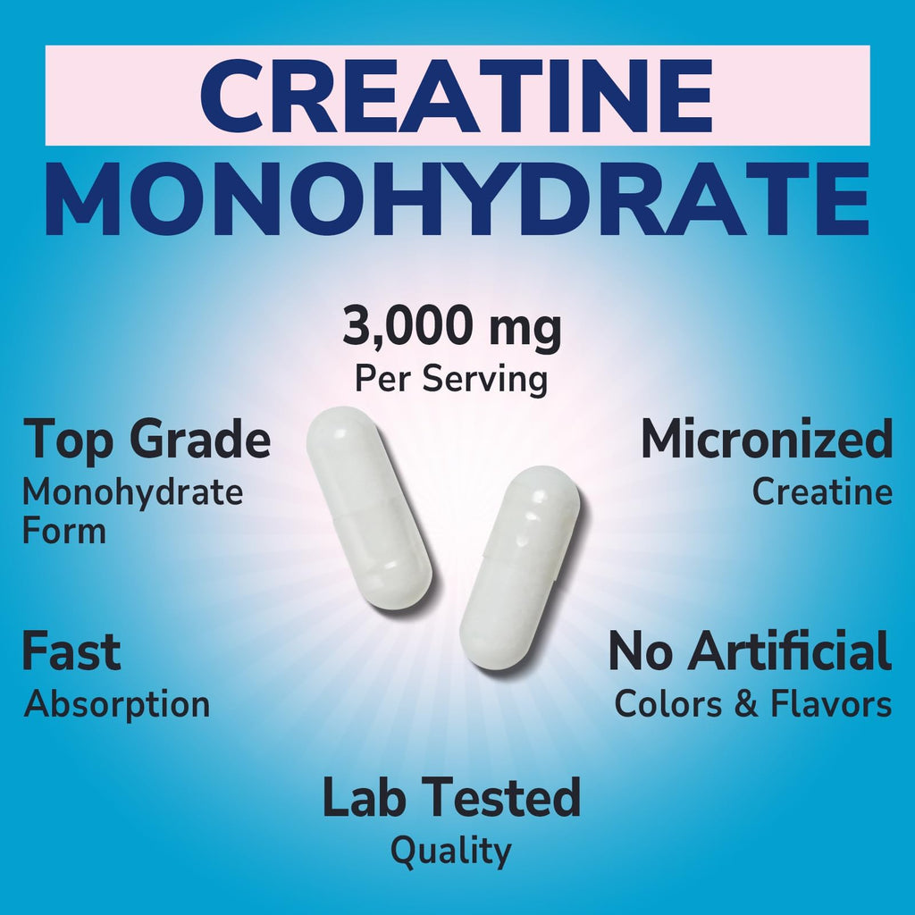 Creatine monohydrate for athletes