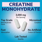 Creatine monohydrate for athletes