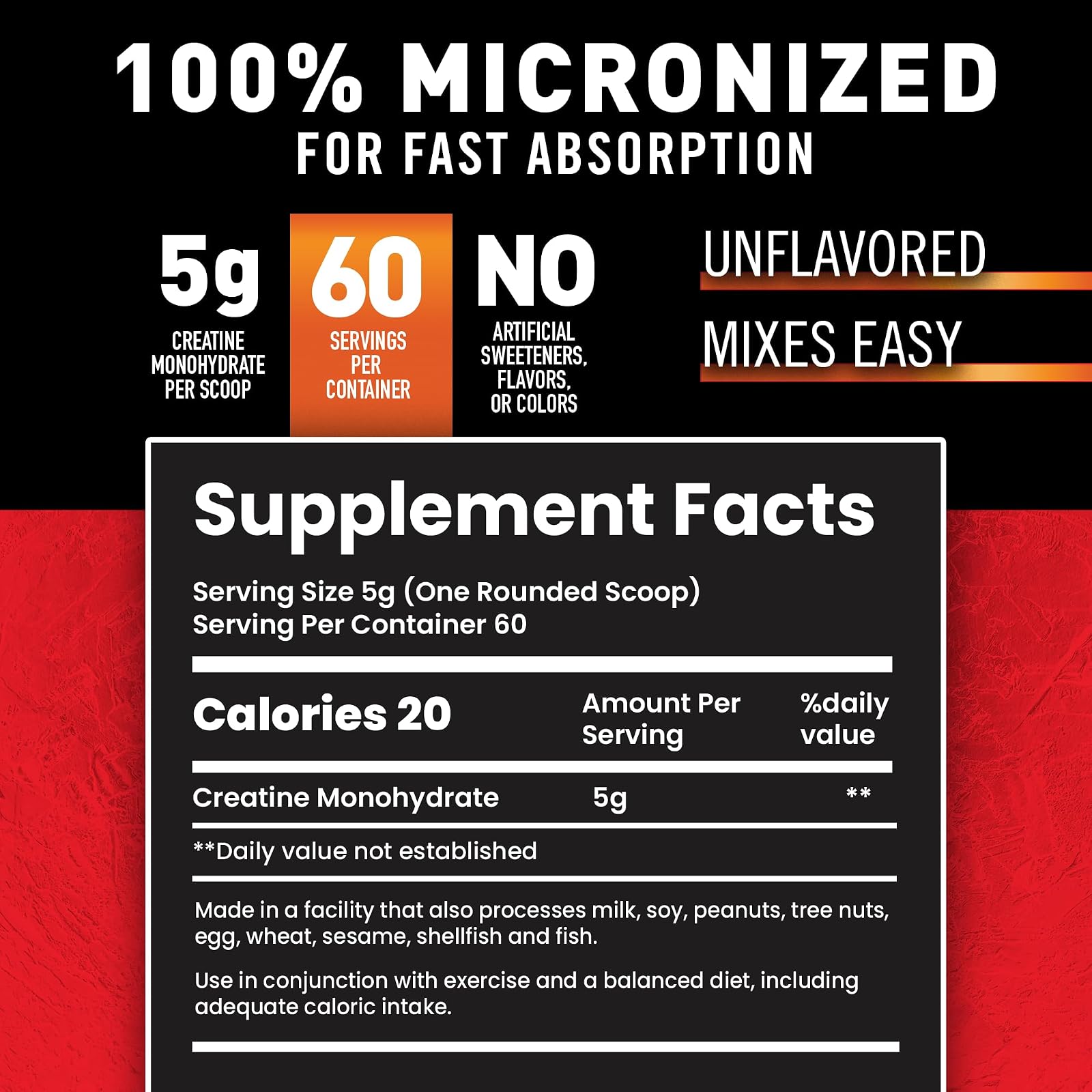 creatine monohydrate for athletic performance
