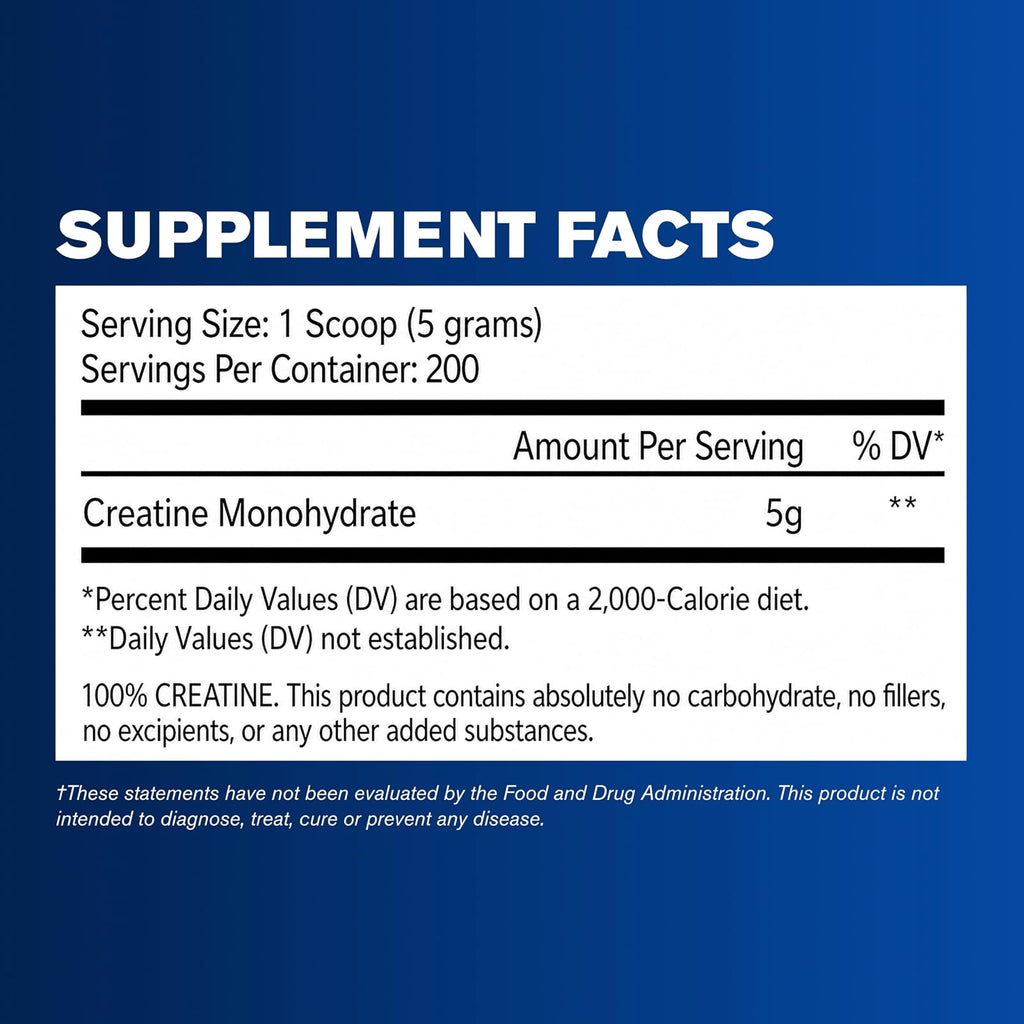 creatine monohydrate for athletic performance