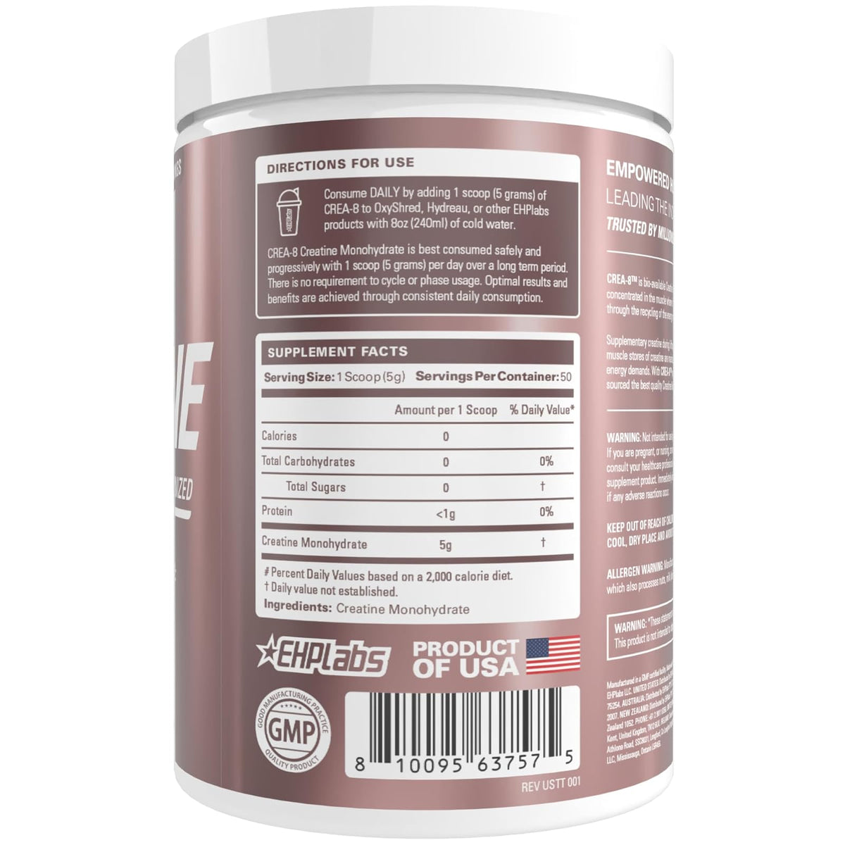 creatine monohydrate for endurance support