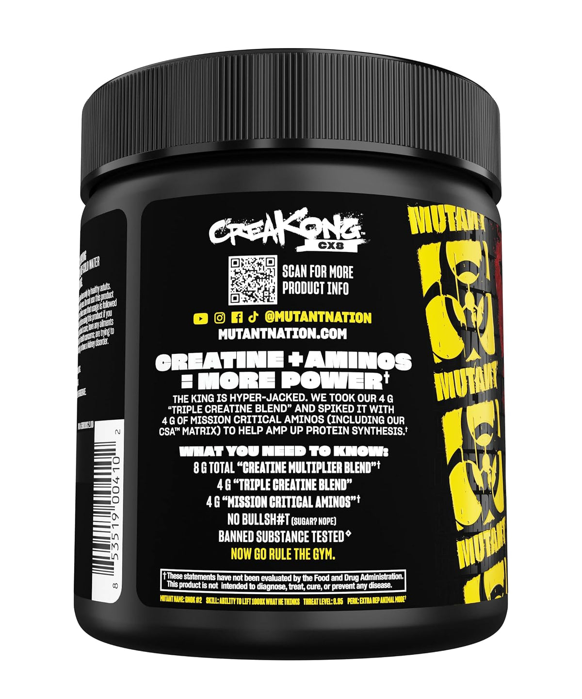 creatine monohydrate for energy boost