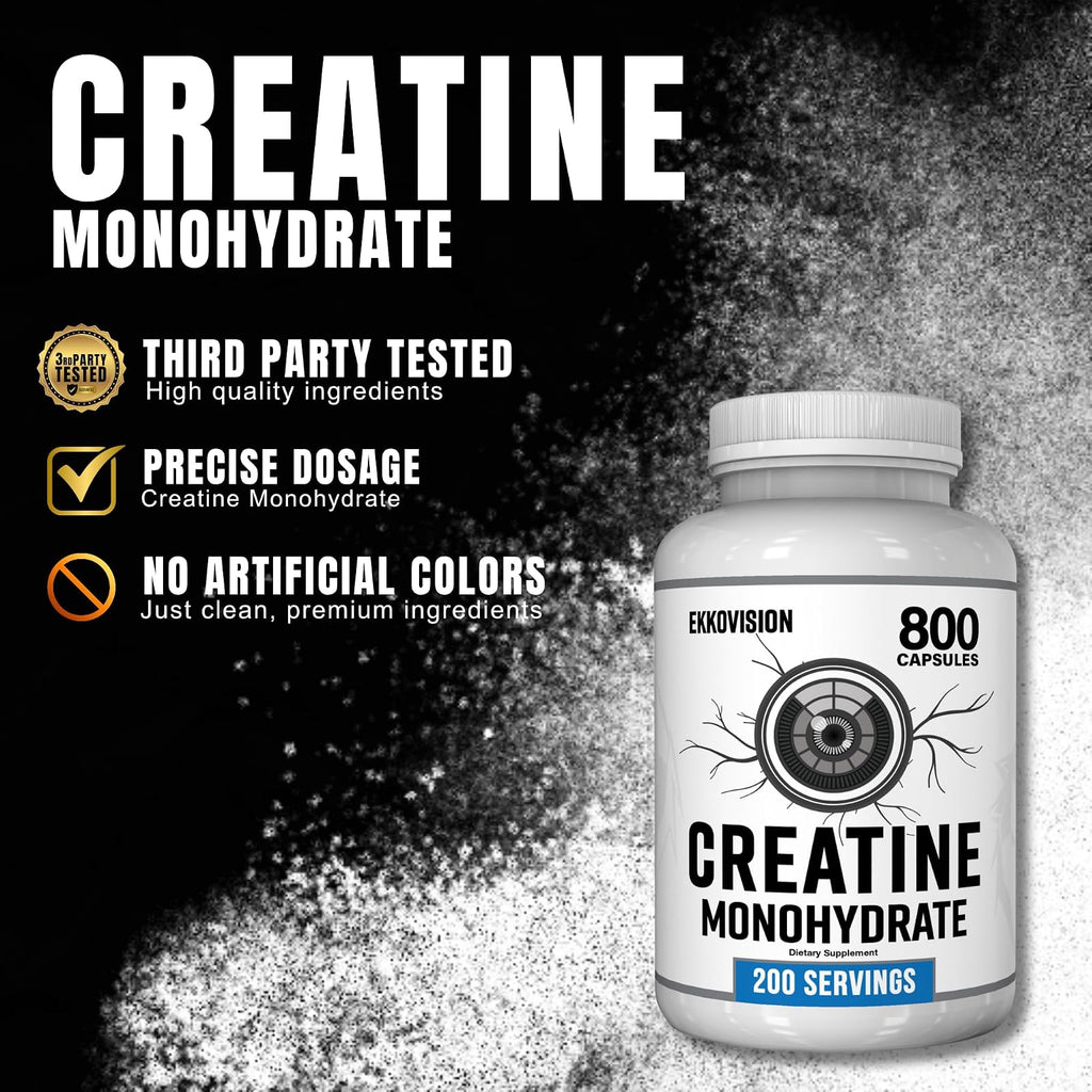 Creatine monohydrate for energy boost