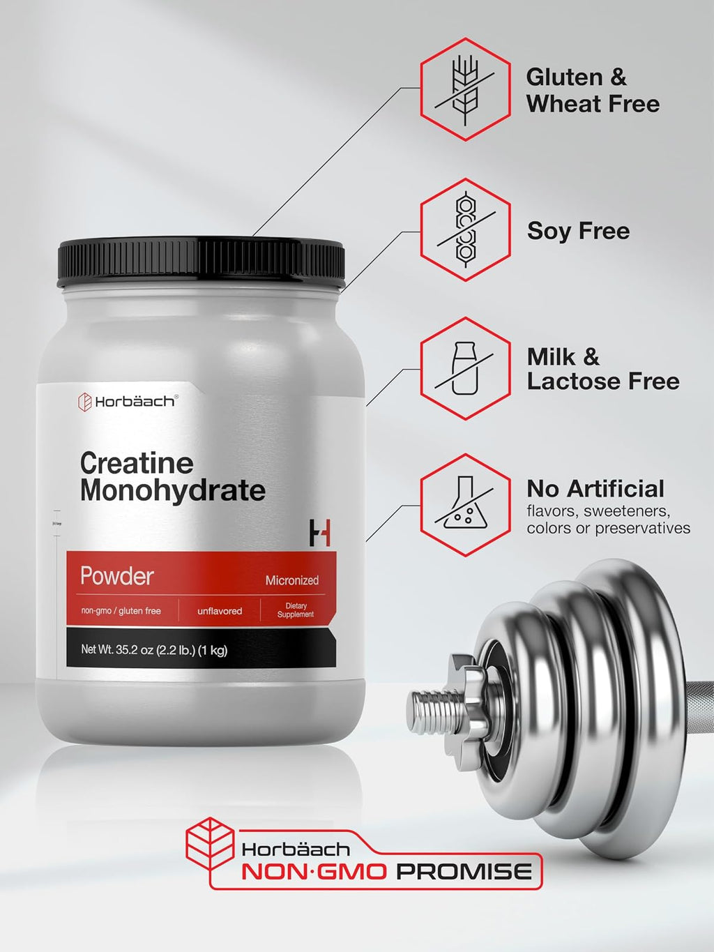 Creatine monohydrate for energy boost