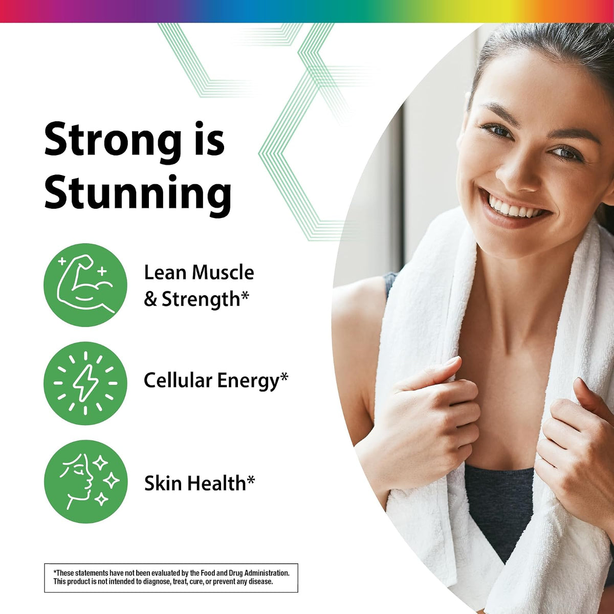 Creatine monohydrate for energy boost
