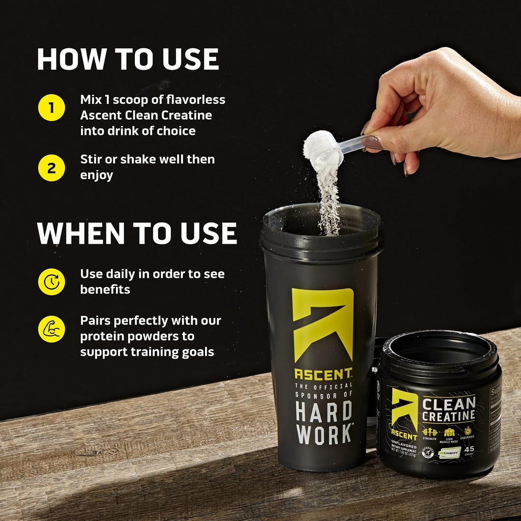 Creatine monohydrate for energy boost