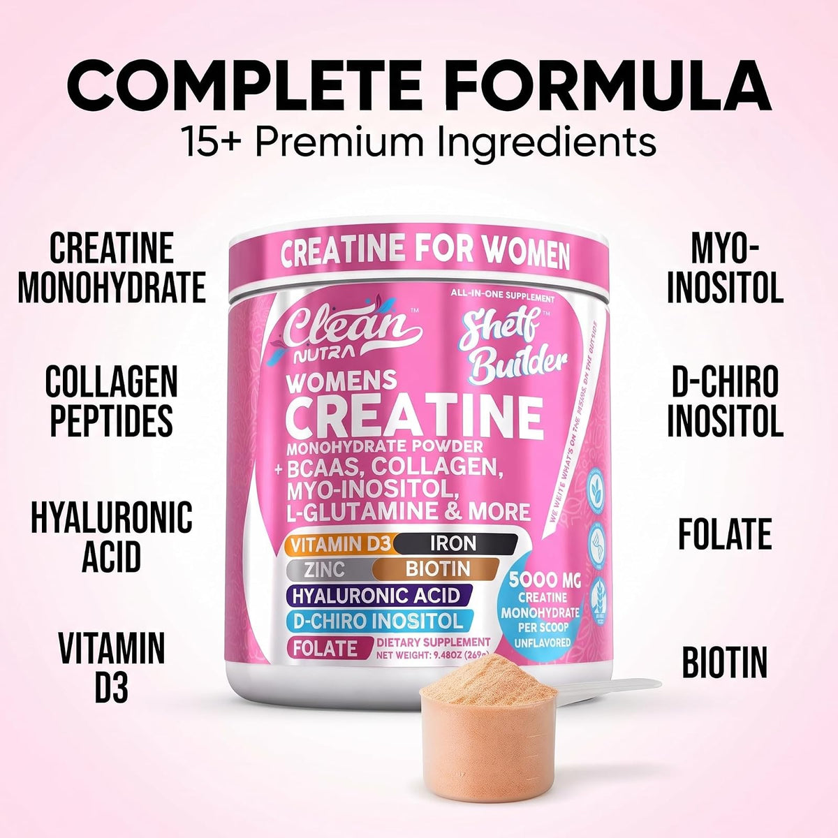 Creatine monohydrate for energy boost