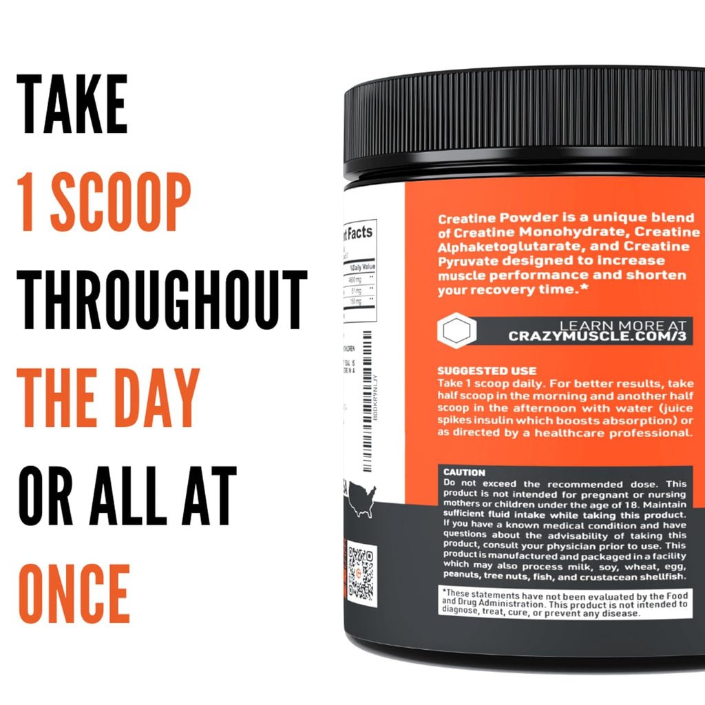 creatine monohydrate for energy boost