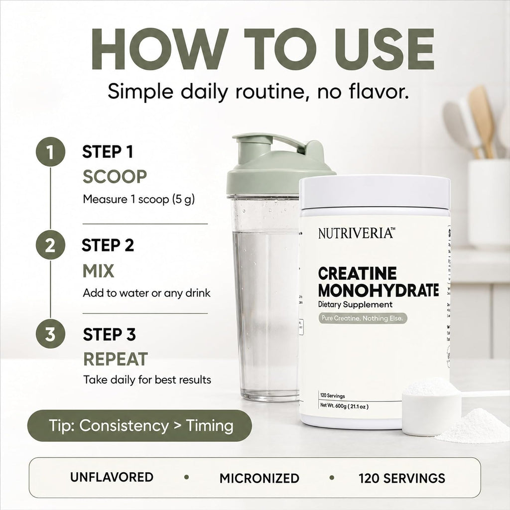 creatine monohydrate for faster recovery