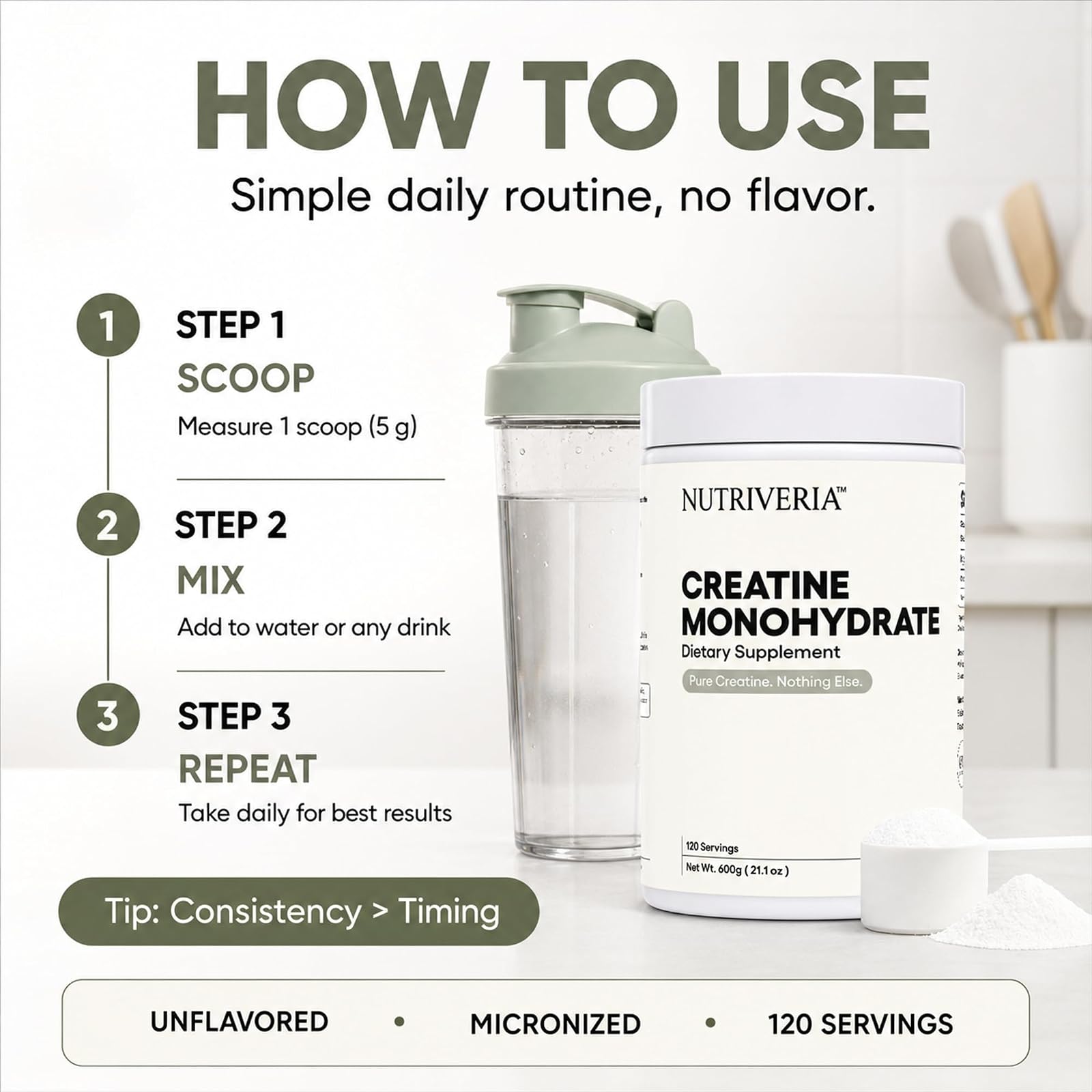 creatine monohydrate for faster recovery