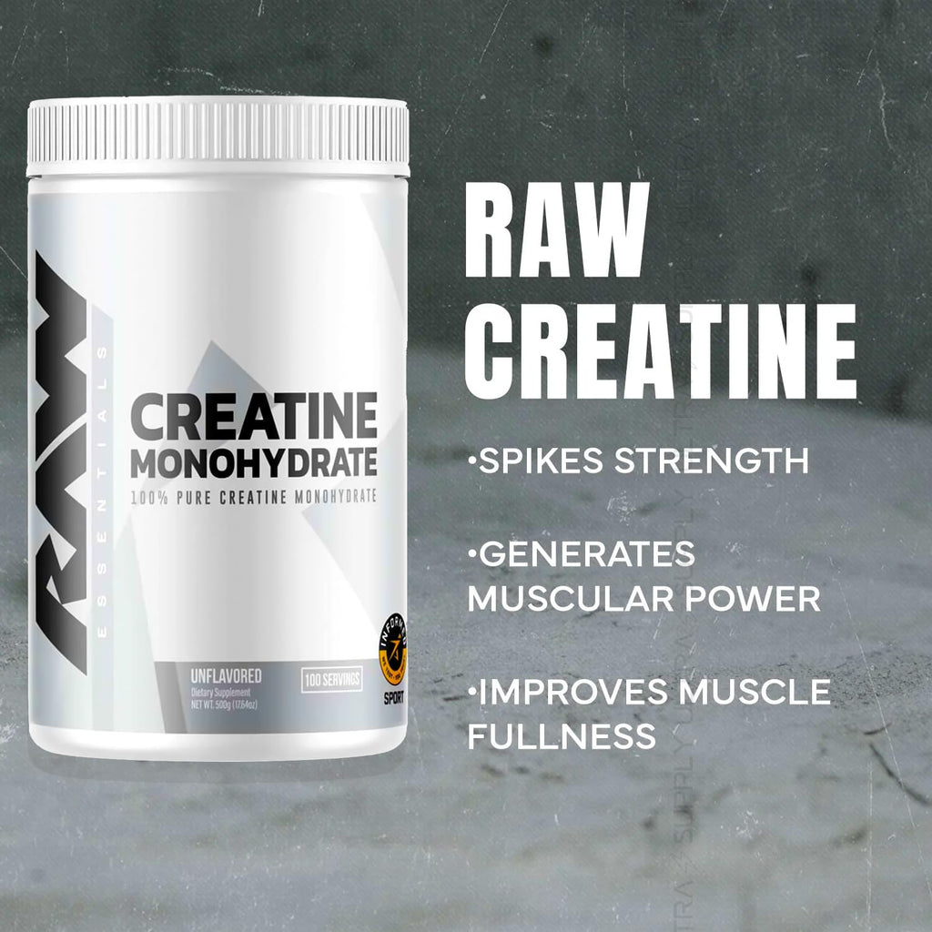 Creatine monohydrate for improved energy
