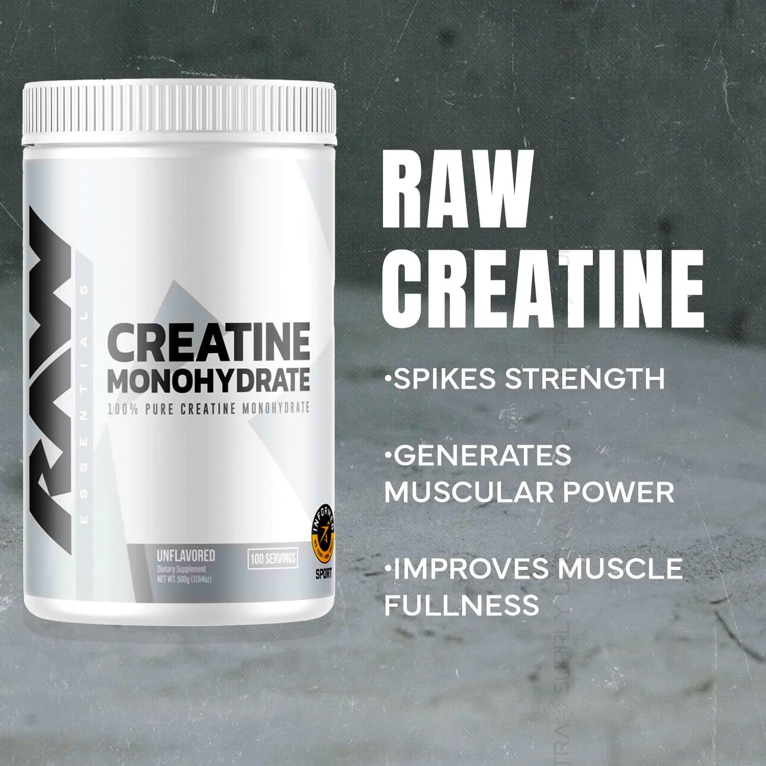 Creatine monohydrate for improved energy
