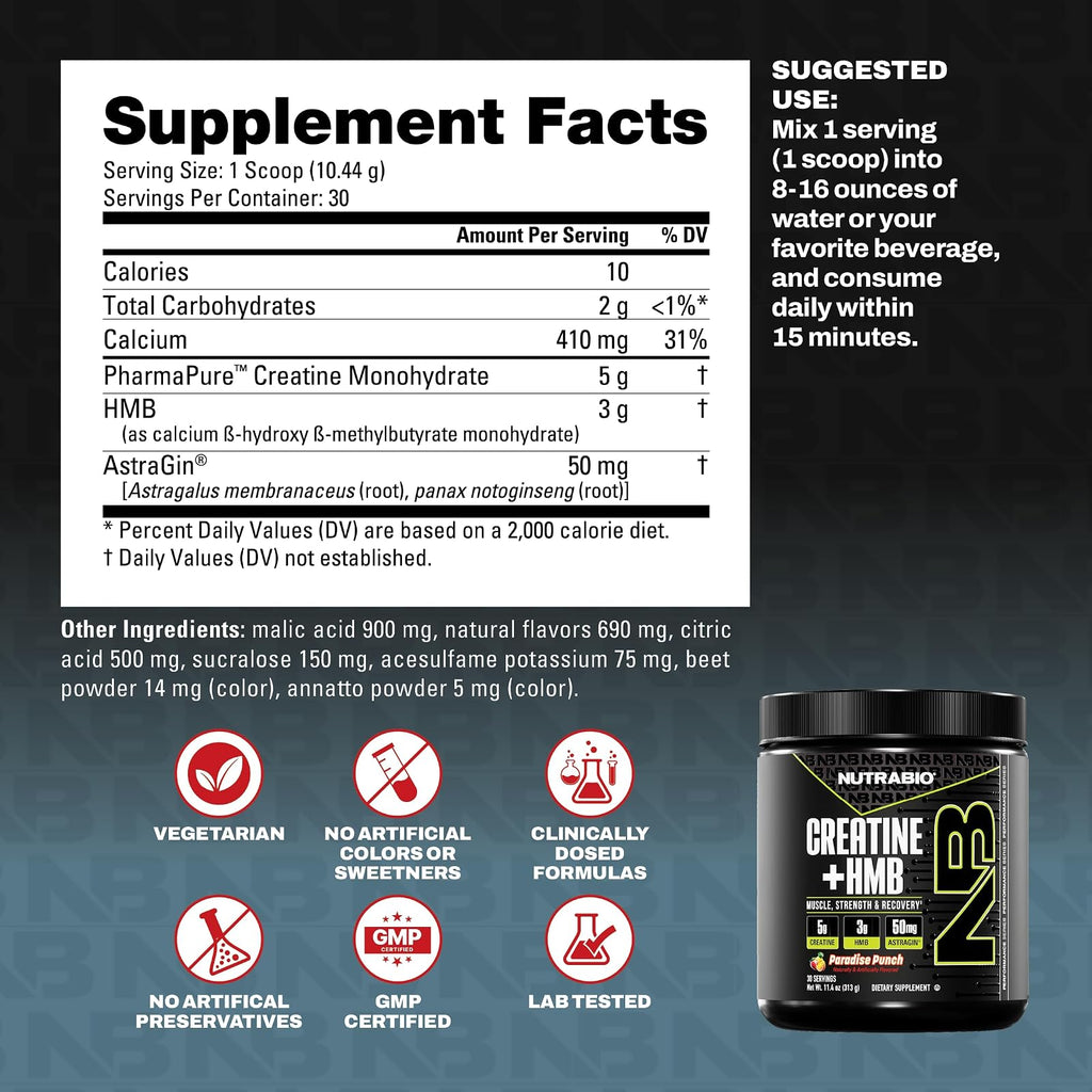 creatine monohydrate for improved performance