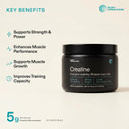 Creatine monohydrate for muscle growth