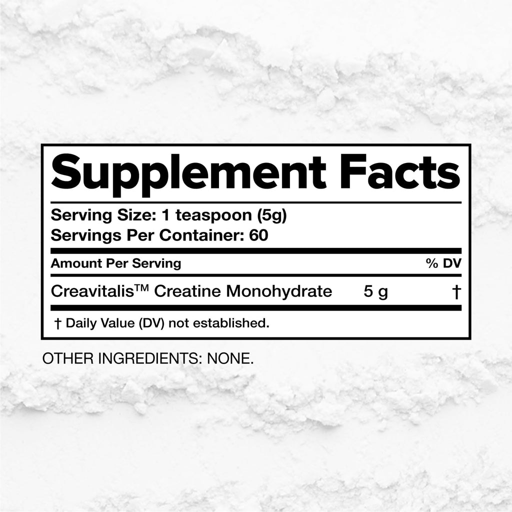 Creatine monohydrate for strength training